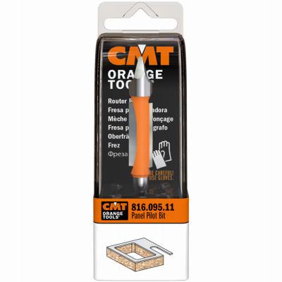 Panel Pilot Router Bit with Guide, 1/4 In. Shank, 3/8 In. Diameter ...