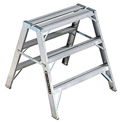 Sawhorse Step Ladder, Type 1A, 3-Ft. - True Value Hardware