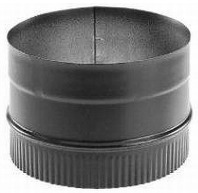 DuraBlack Stove Top Adapter, Black Single-Wall Stainless Steel, 6-In ...