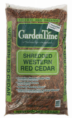 Shredded Western Red Cedar Mulch, 2-Cu. Ft. - True Value Hardware