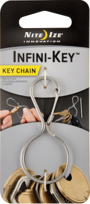 Infini-Key Clip Key Ring, Stainless Steel - True Value Hardware
