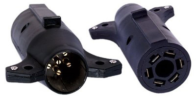RV Trailer Connector Adapter, 7-Way to 6-Round - True Value Hardware