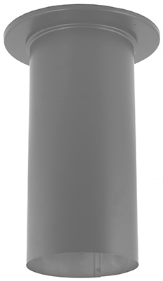 Durablack Stove Pipe Slip Connector, 6 x 14-In. - True Value Hardware