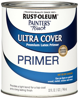 Painter's Touch Ultra Cover Latex Primer Paint, White, 1-Qt. - True ...