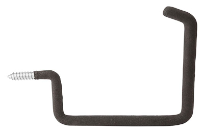 Storage Screw Hook, Black Vinyl Coated - True Value Hardware