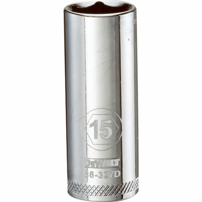 Metric Deep Socket, 6-Point, 3/8 In. Drive, 15mm - True Value Hardware