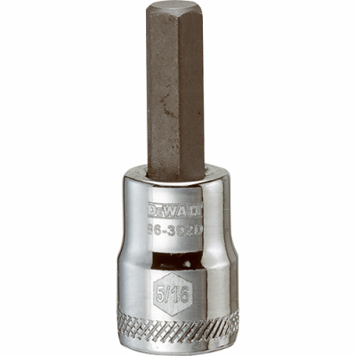 Hex Bit Socket, 5/16 In., 3/8 In. Drive - True Value Hardware