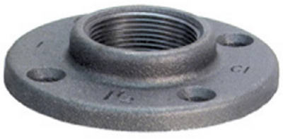 Black Pipe Floor Flange, 1-1/2 In. - True Value Hardware