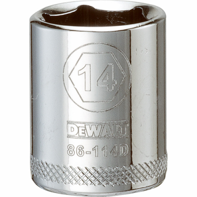 Metric Shallow Socket, 6-Point, 1/4 In. Drive, 14mm - True Value Hardware