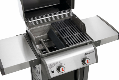 Spirit II E-210 2-Burner LP Gas Grill, 26,500 BTU, Black - True Value ...