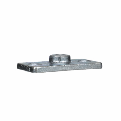 Threaded Ceiling Plate Connector, Galvanized, 3/8 In. - True Value Hardware