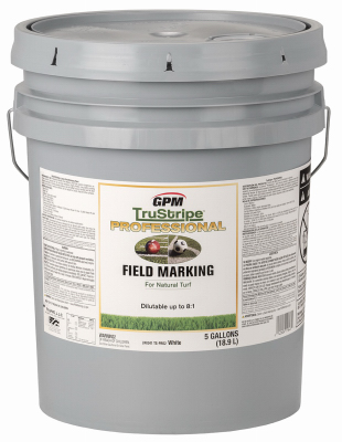 Professional Athletic Field Marking Paint, Flat Latex, White, 5 Gallons ...