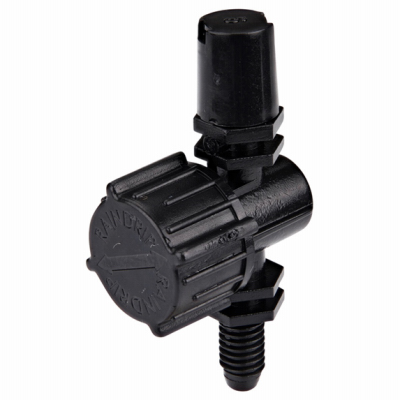Adjustable Flow Micro Sprinkler, Bow-Tie Pattern, Fan Spray, 10-32 ...