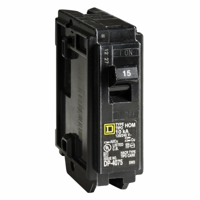 Homeline 15-Amp Single-Pole Circuit Breaker - True Value Hardware
