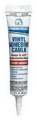 Phenoseal Vinyl Caulk, White, 6-oz. - True Value Hardware