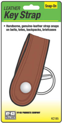 Key Strap, Leather With Metal Clip - True Value Hardware