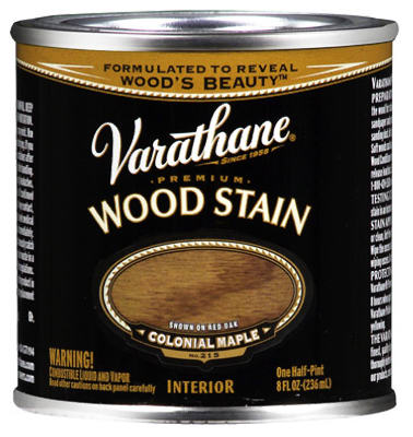 Colonial Maple Premium Oil-Based Interior Wood Stain, 1/2-Pt. - True ...