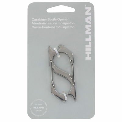 Key Chain Bottle Opener, 2 Carabiners - True Value Hardware