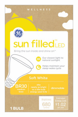 LED Light Bulb, Sun Filled, Frosted, BR30, 680 Lumens, 8 Watt - True ...