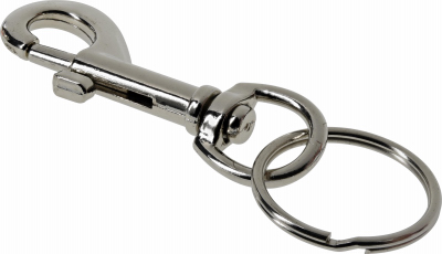 Snap Hook & Key Ring, Metal - True Value Hardware