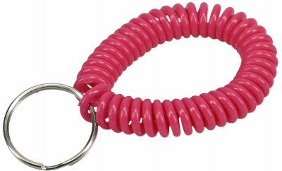 Wrist Coil & Key Ring, Assorted Colors - True Value Hardware
