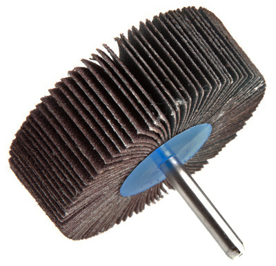 Mounted Flap Wheel, 3 x 1-In. With .25-In. Shank, 80-Grit - True Value ...