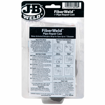 FiberWeld Pipe Repair Cast Kit with FiberFix, 1 In. Pipes - True Value ...