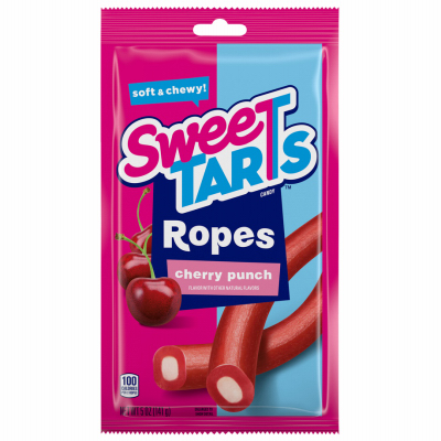Soft and Chewy Candy Ropes, Cherry, 5 oz. - True Value Hardware