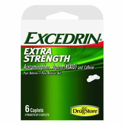 Excedrin Extra Strength Pain Reliever, 6-Ct. - True Value Hardware