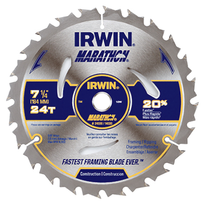 Marathon C3 Circular Saw Blade, Carbide Tipped, 24-Tooth x 7-1/4 In ...