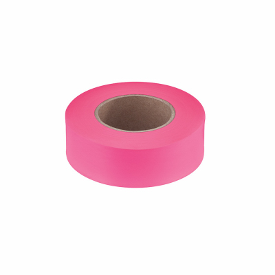 Flagging Tape, Hi-Vis Fluorescent Pink, 1 In. x 200 Ft. - True Value ...