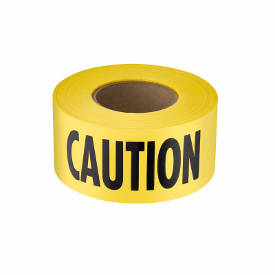 Yellow Barricade Caution Tape, 3 x 1000 Ft. - True Value Hardware