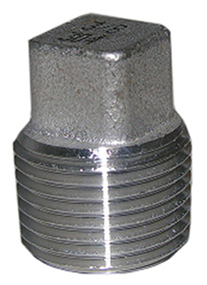 Stainless Steel Pipe Plug, 3/8 In. - True Value Hardware
