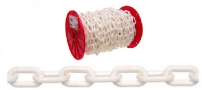 #8 White Plastic Chain, 60 Ft. - True Value Hardware
