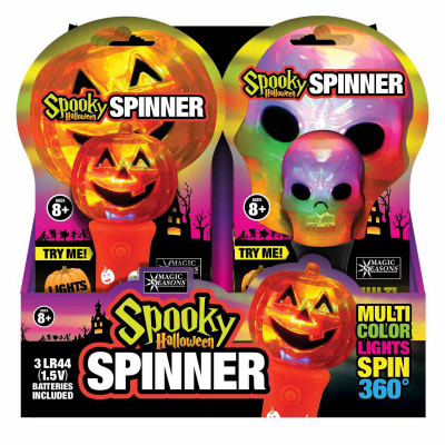 Halloween Spooky Lighted Spinners, Assorted - True Value Hardware