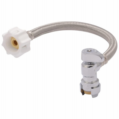 ClickSeal Push-to-Connect Toilet Connector, 1/2 x 7/8 x 12 In. - True ...