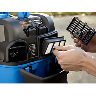 Vacmaster Blue Line 4-Gallon* 5 Peak HP Household Wet/Dry Vac VF409 ...