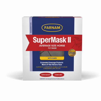 SuperMask II Horse Fly Mask, With Ears - True Value Hardware