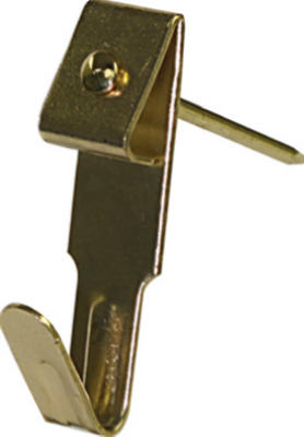 Pro-Hanger Picture Hangers, Brass Plated, 10-Lb. Load, 5-Pk. - True ...