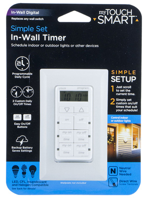 In-Wall Digital Touch Timer, Indoor - True Value Hardware