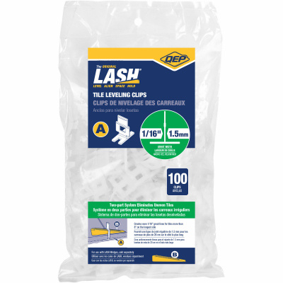 LASH Tile Leveling Clips, Flat, 100-Pk. - True Value Hardware
